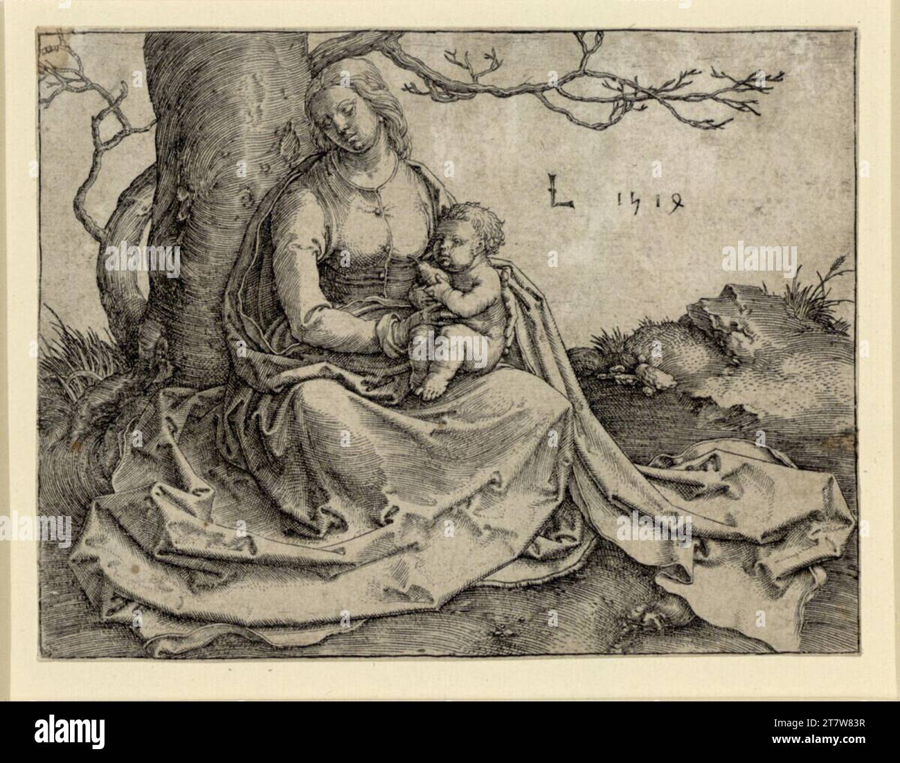 Enfant assis sous un arbre Banque de photographies et d’images à haute ...