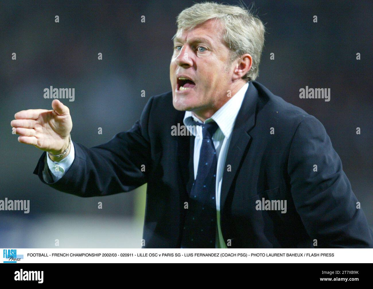 French coach luis fernandez psg Banque de photographies et d’images à ...