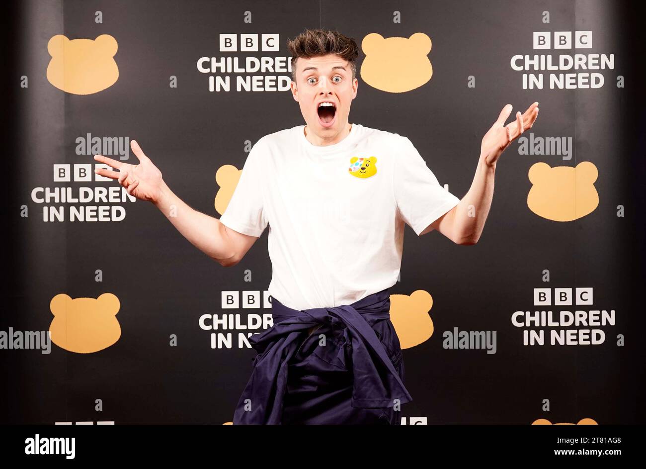 Joe Tasker au téléthon BBC Children in Need aux BBC Studios à Salford ...