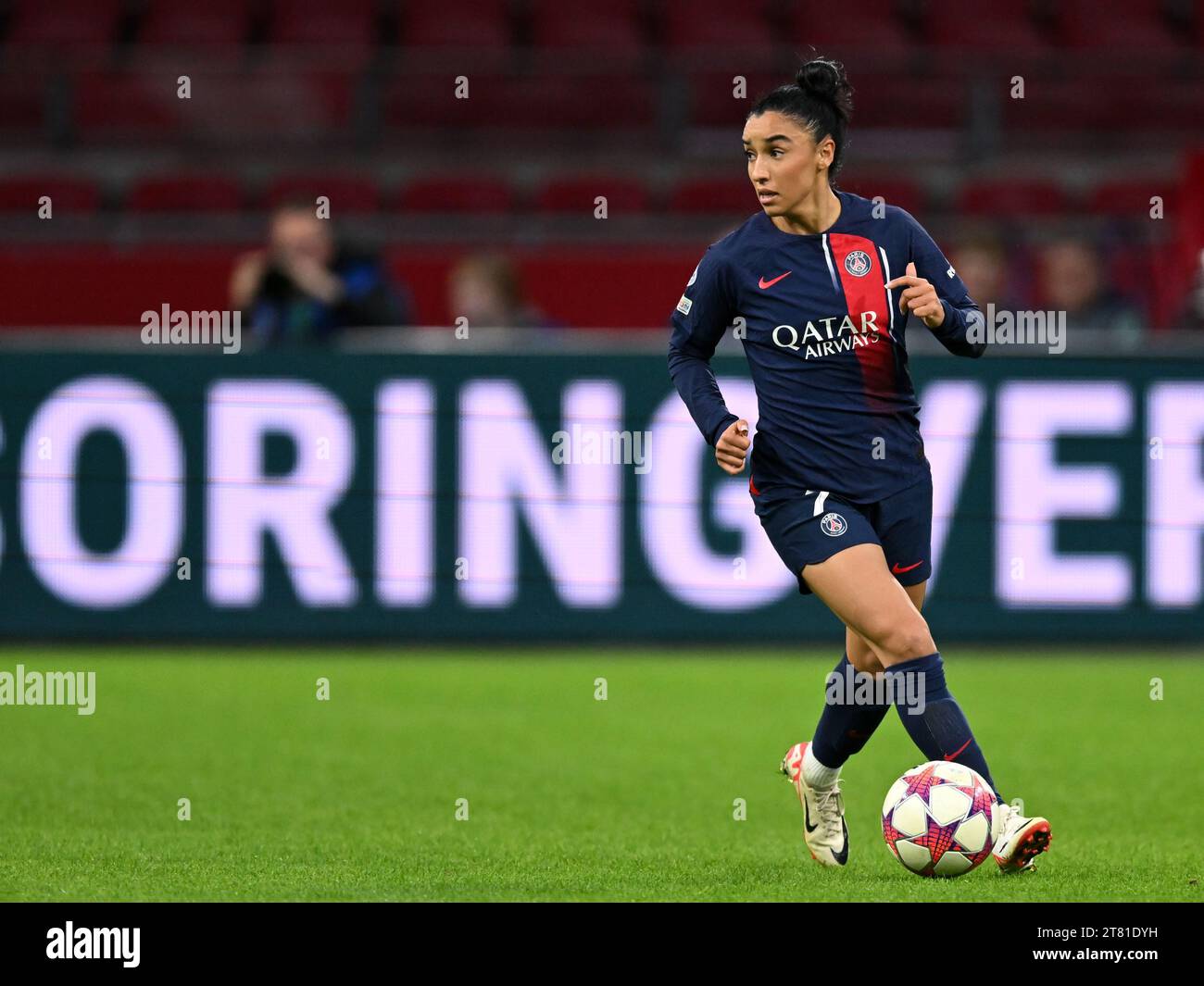 AMSTERDAM - Sakina Karchaoui du Paris Saint-Germain lors du match du ...