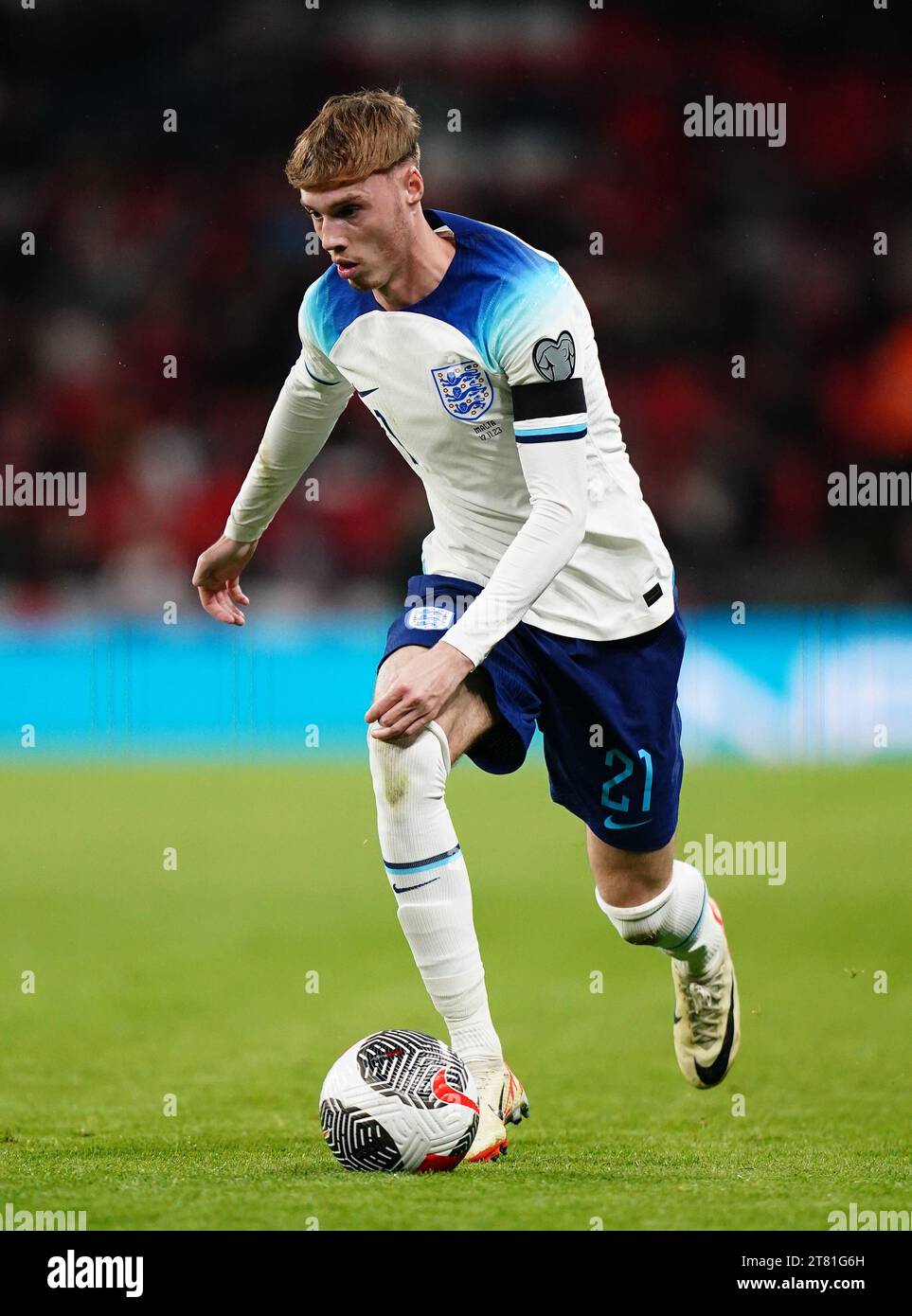 L'Anglais Cole Palmer lors du match de qualification UEFA Euro 2024 du ...