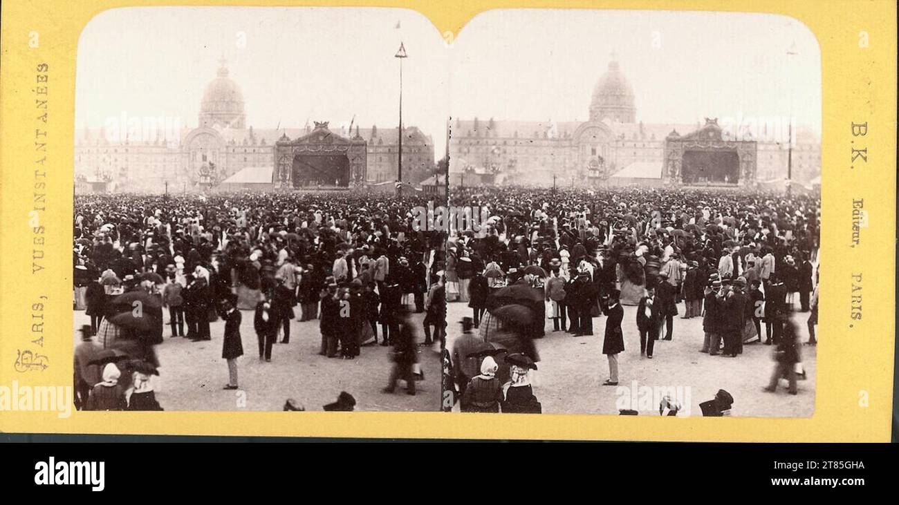 Adolphe Block (Verleger in) des humains devant un théâtre de ...