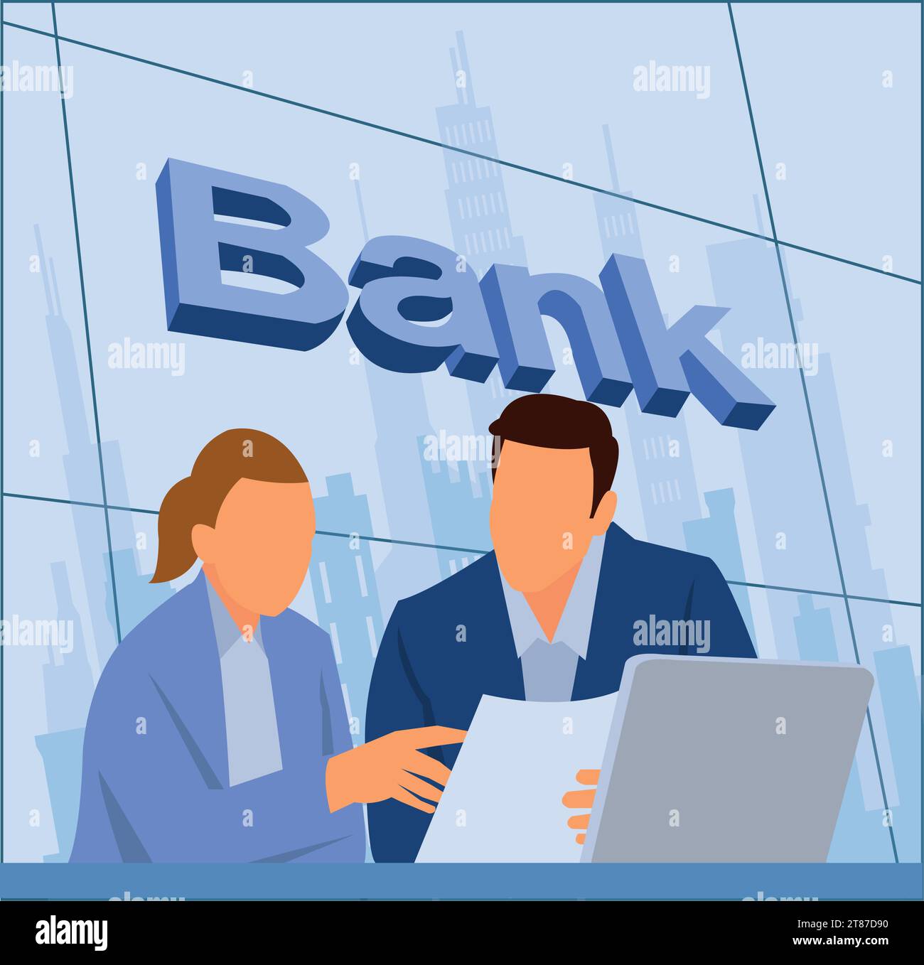 Femme attachée Banque d'images vectorielles - Alamy