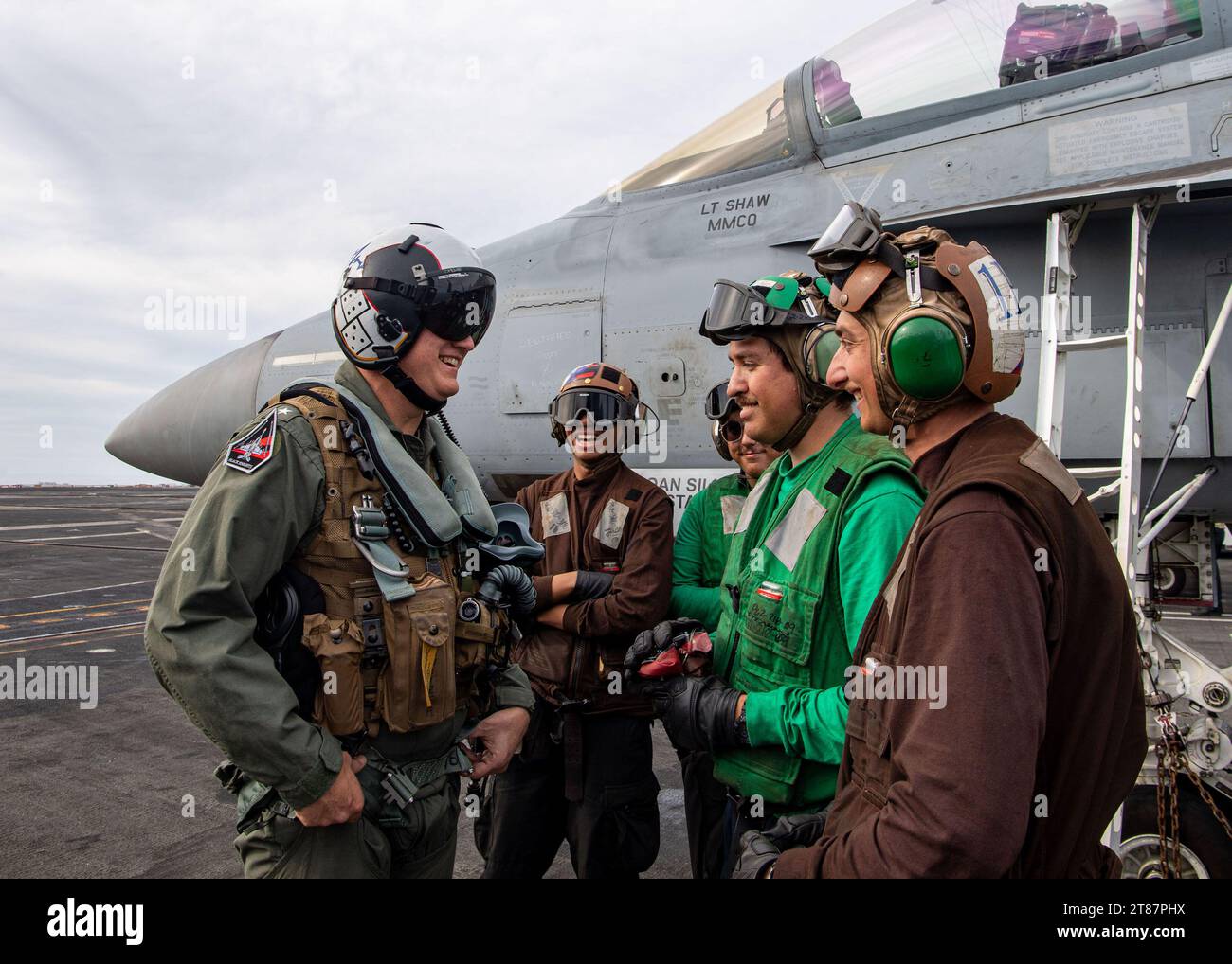 Commander of carrier strike group csg 9 Banque de photographies et d ...