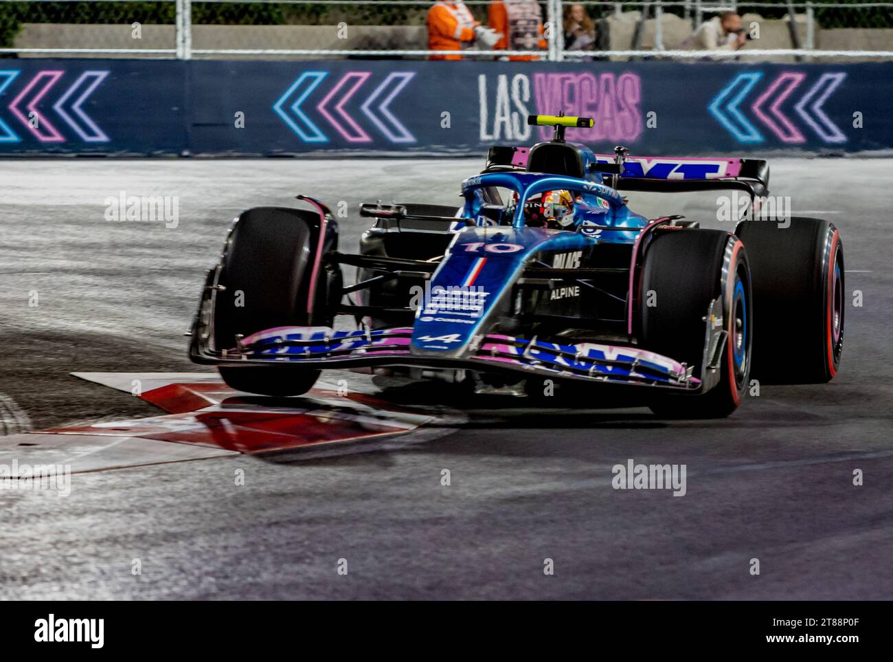 Las Vegas, Nevada - 17 novembre 2023 : Pierre Gasly, pilote de la ...