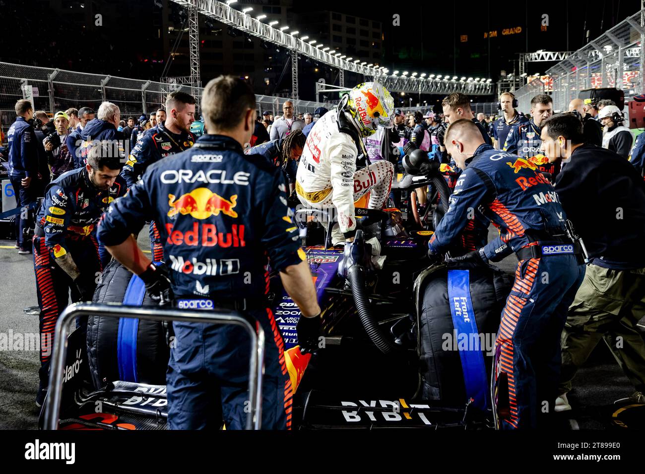 LAS VEGAS - Max Verstappen (Red Bull Racing) avant le Grand Prix de ...