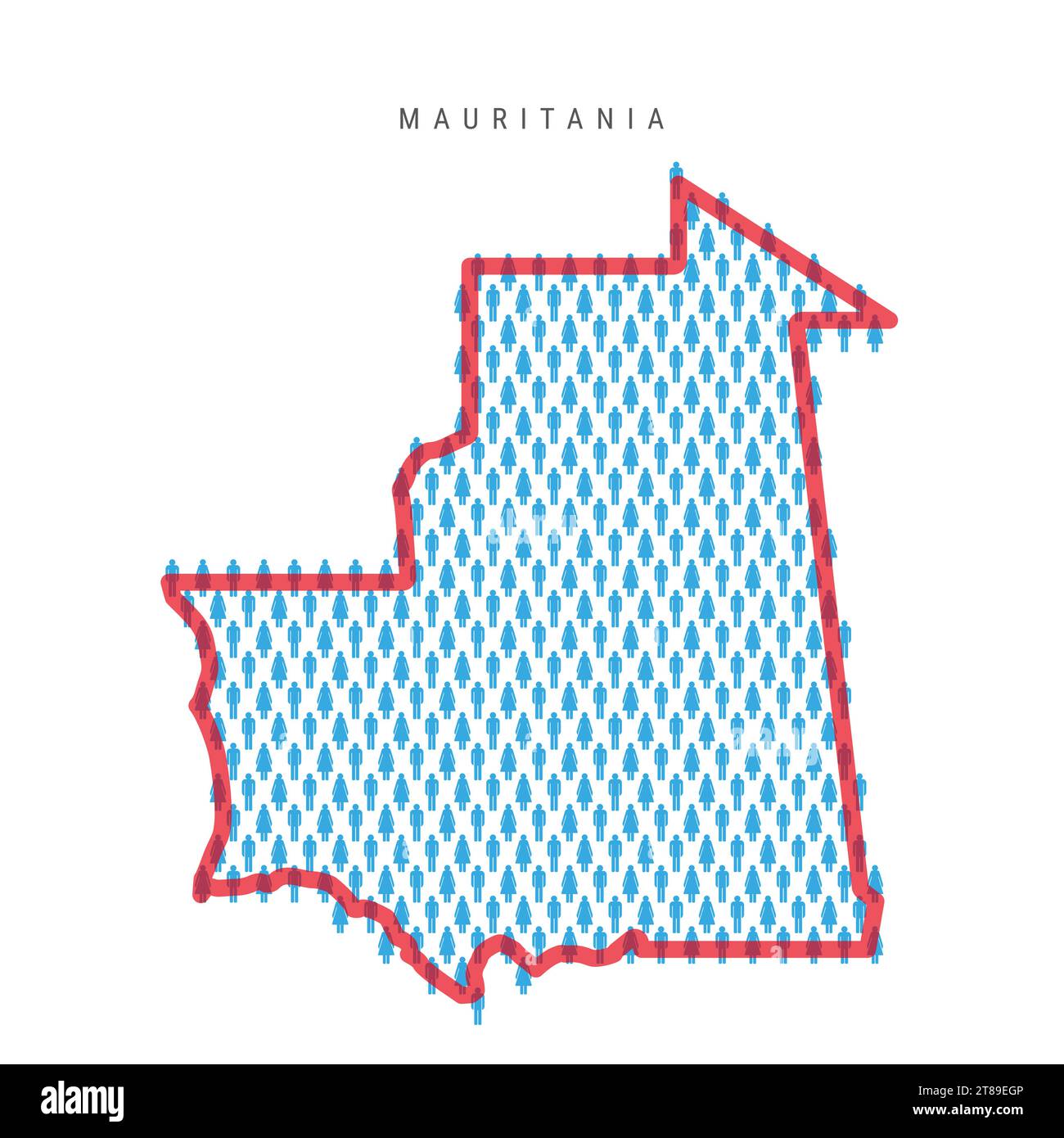 Mauritanie women Banque d'images vectorielles - Alamy