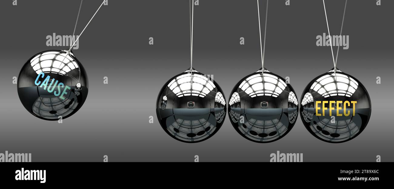 Cause effect Banque de photographies et d’images à haute résolution - Alamy