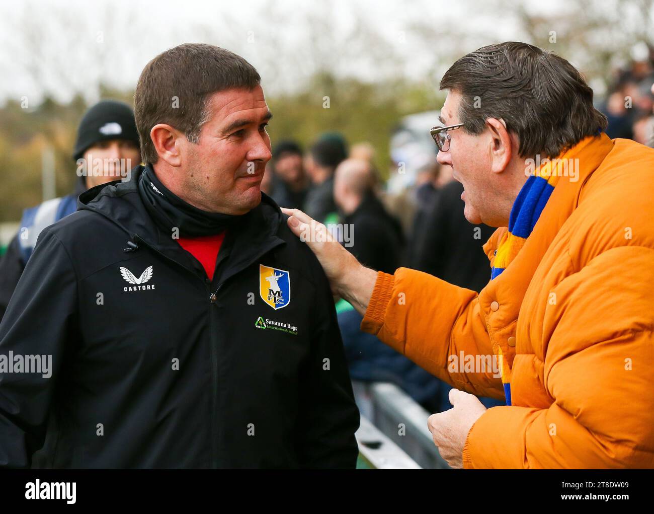 Nigel Clough, Manager de Mansfield Town, lors du match Sky Bet League ...