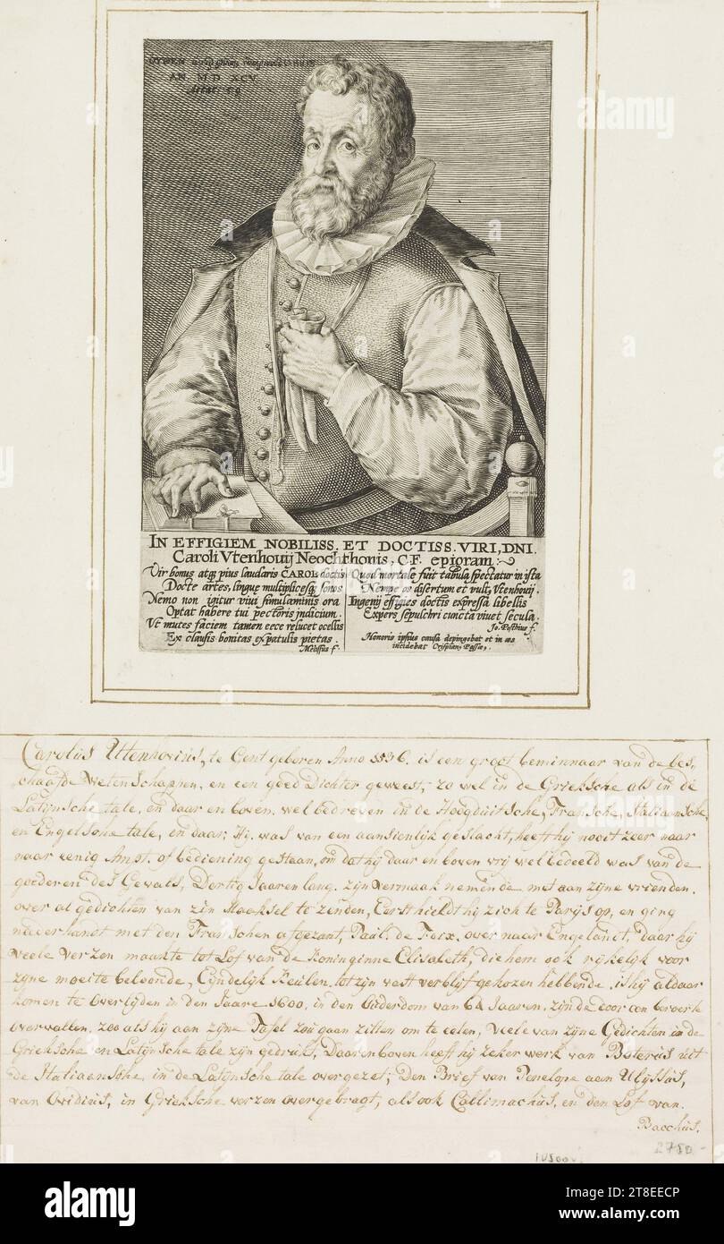 L'impression a été découpée et ultérieurement attachée à un nouveau ...