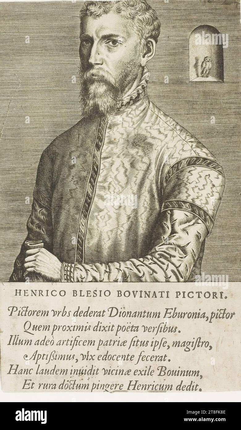 HENRICUS BLESIO BOVINATI PEINTRE. Il avait donné au peintre les paroles ...