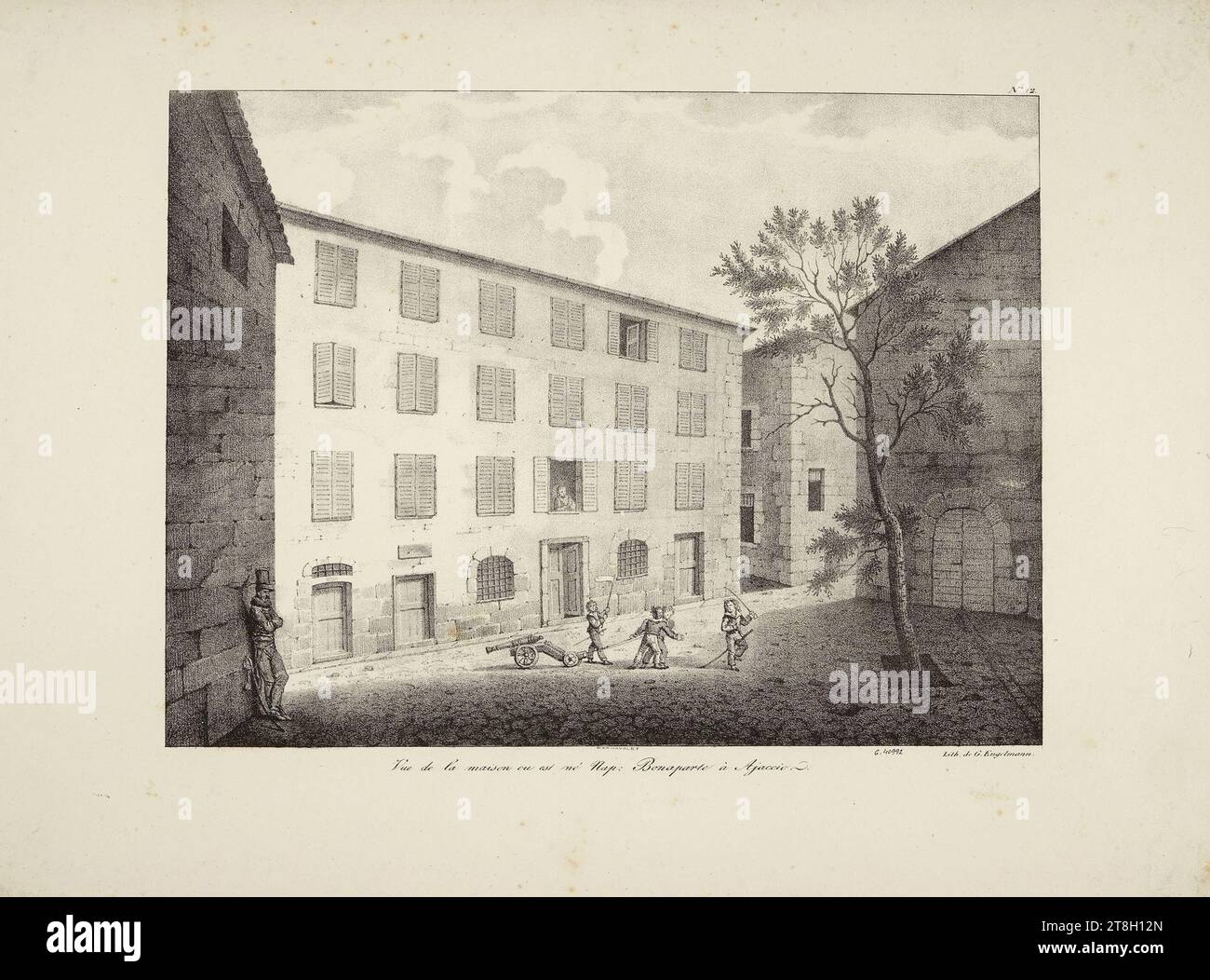 N° 12, vue de la maison ou est né Nap : Bonaparte à Ajaccio ...