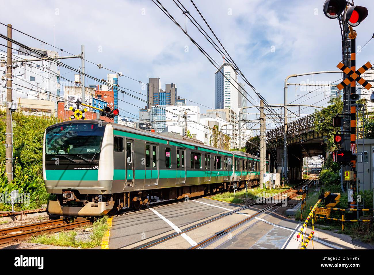RegionalBahn Zug der Japan Rail JR East an der Saikyo Line BEI Yoyogi à ...