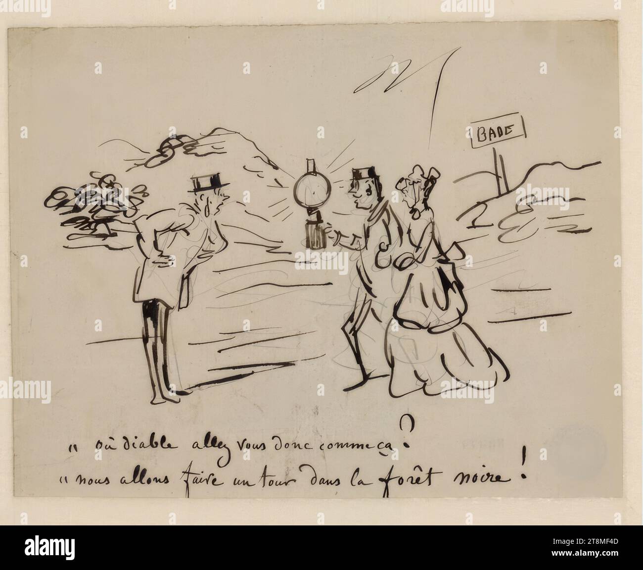 Où diable vas-tu comme ça ! Nous allons nous promener dans la forêt ...