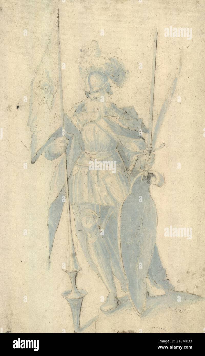 Chevalier dessin drapeau Banque de photographies et d’images à haute ...
