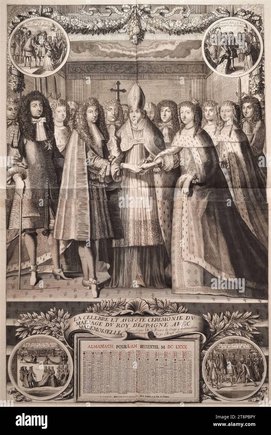 Mariage de la Princesse Marie Louise d'Orléans per procurationem avec ...