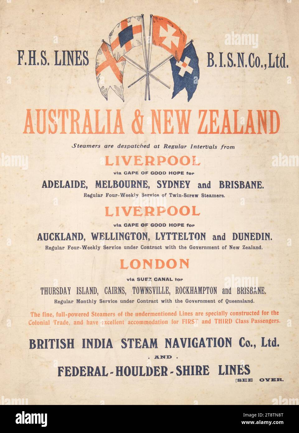 British India Steam navigation Co, Ltd et Federal Houlder Shire Lines ...