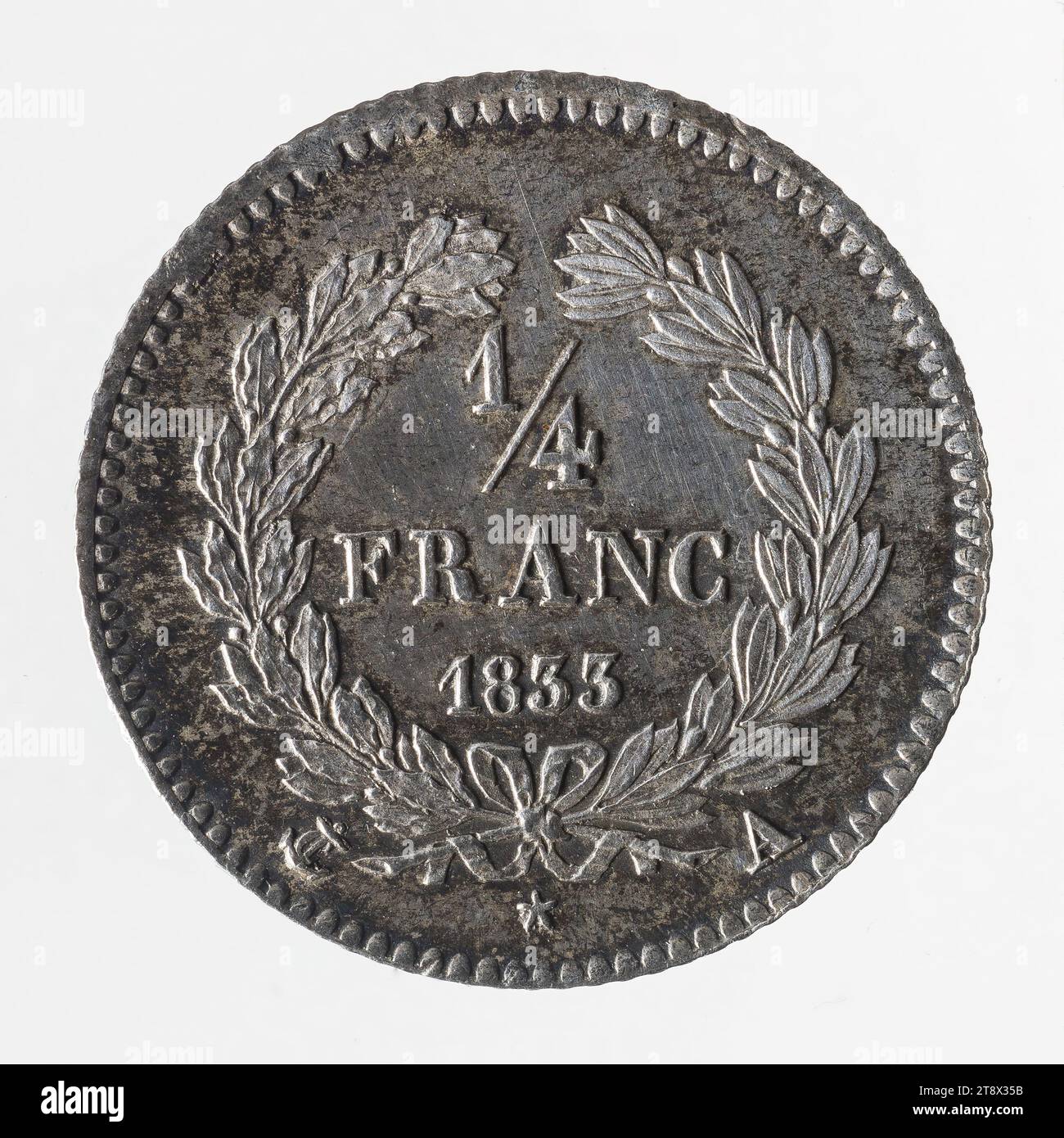 Pièce de 25 francs centimes de Louis-Philippe, 1847, Domard, Joseph ...