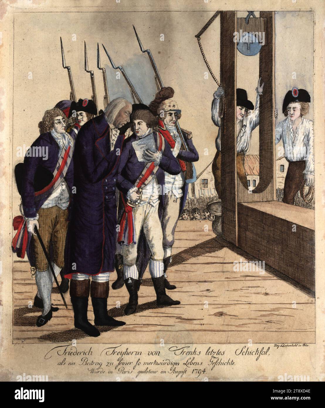 Man about to be guillotine Banque de photographies et d’images à haute résolution - Alamy