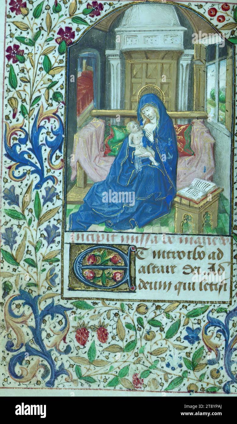 Livre d'heures, Vierge de l'humilité, lactans, ce Livre d'heures a ...