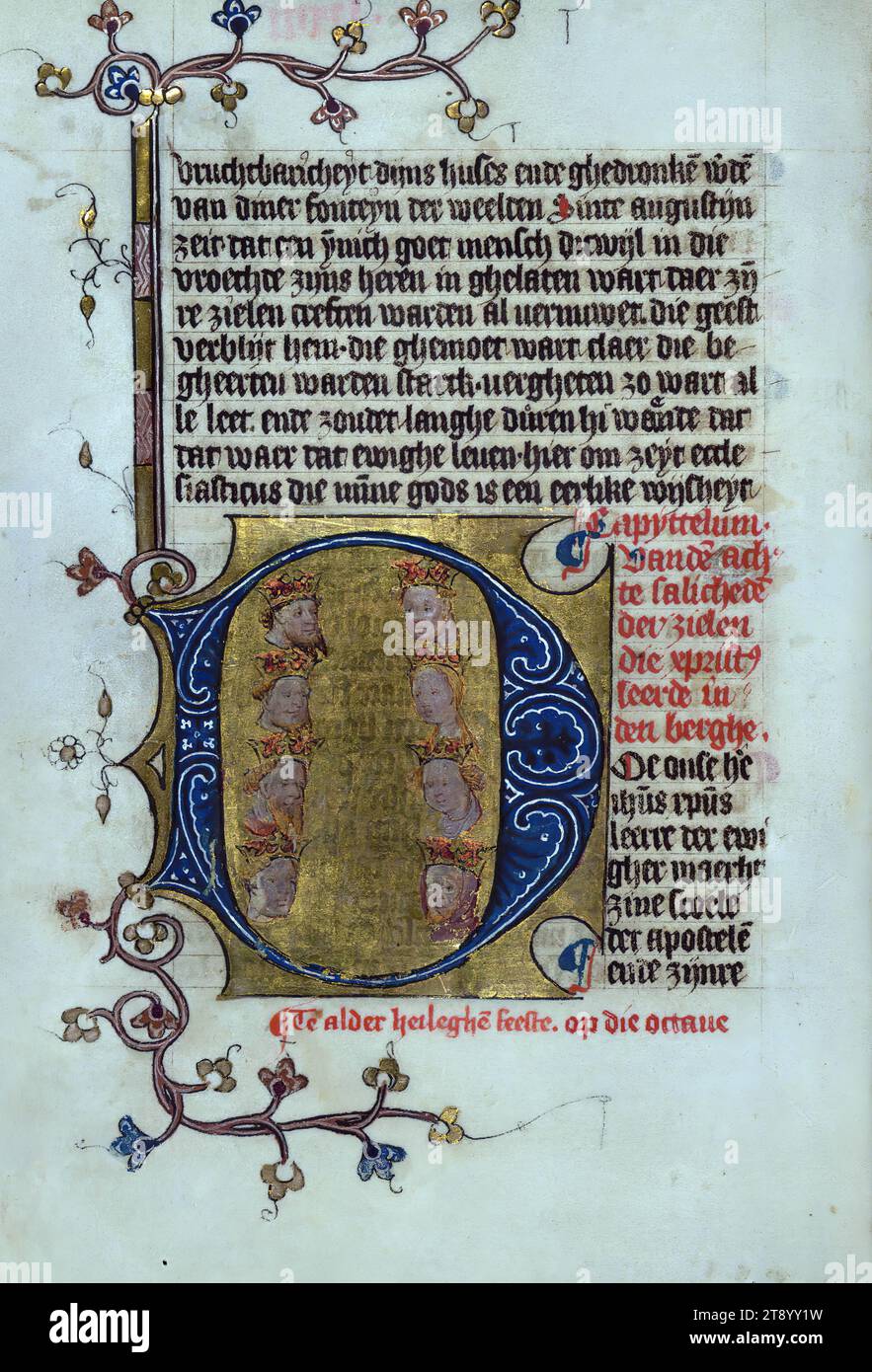 Enluminure de manuscrit hollandais Banque de photographies et d’images ...