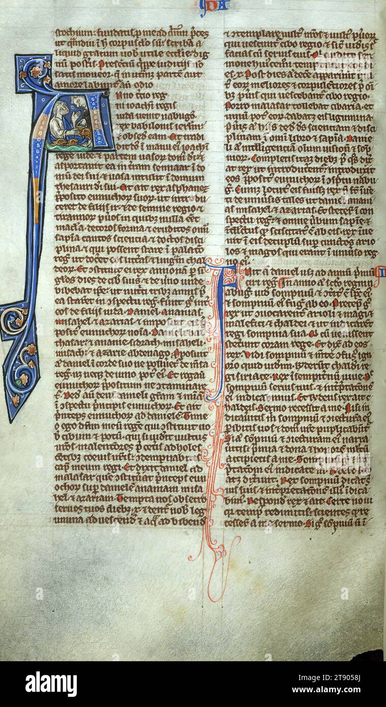Bible, Daniel et les lions, cette Bible de poche a été créée vers le ...