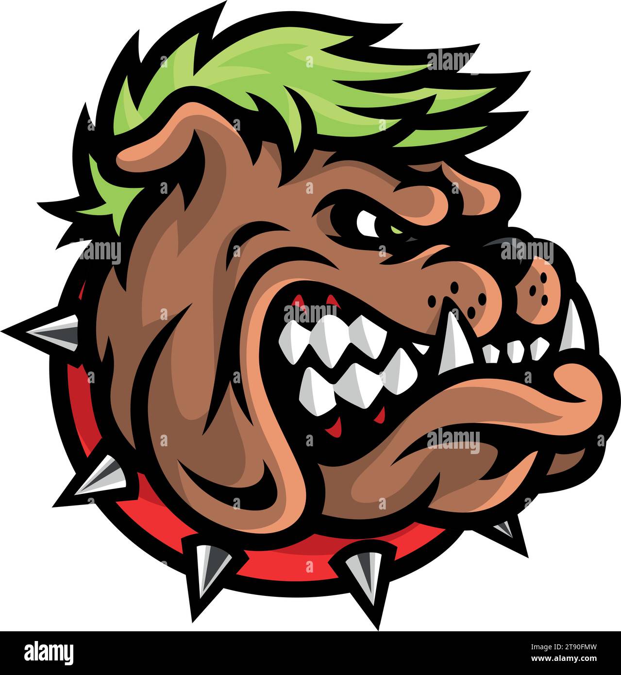 Cheveux mohawk Banque d'images vectorielles - Alamy