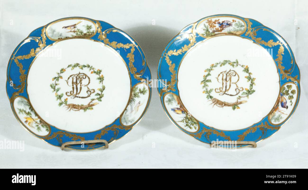 Assiette du service Rohan, 1772, Etienne Evans ; Fabricant : Sèvres ...