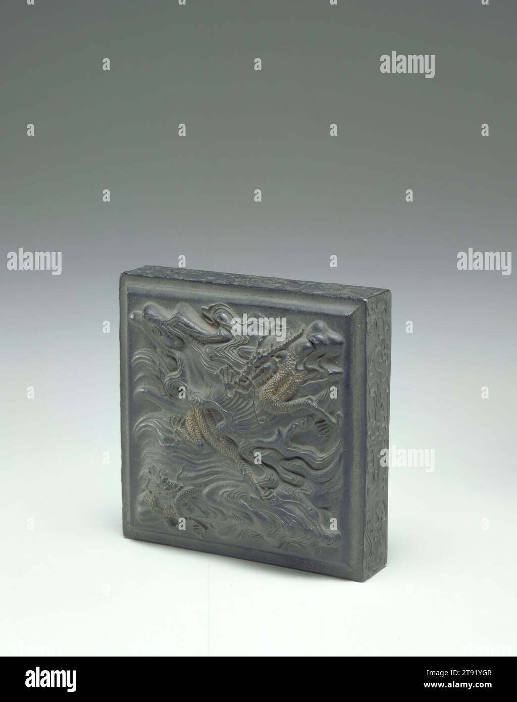 Bâton d'encre en forme de sceau, 18e siècle, attribué à Wang Wei-kao, 1 ...