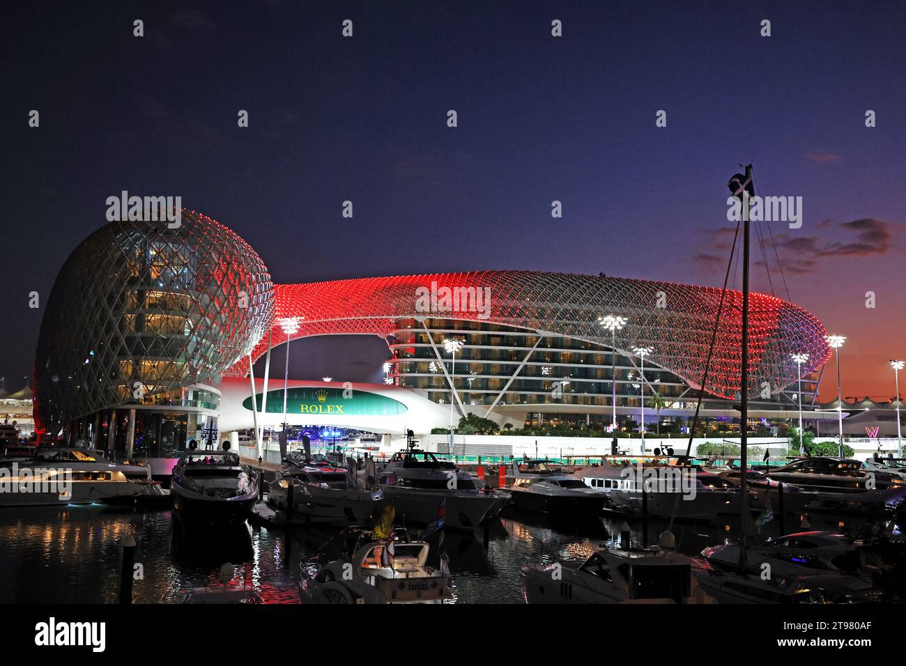 Abu Dhabi, Abu Dhabi. 23 novembre 2023. Atmosphère du circuit ...