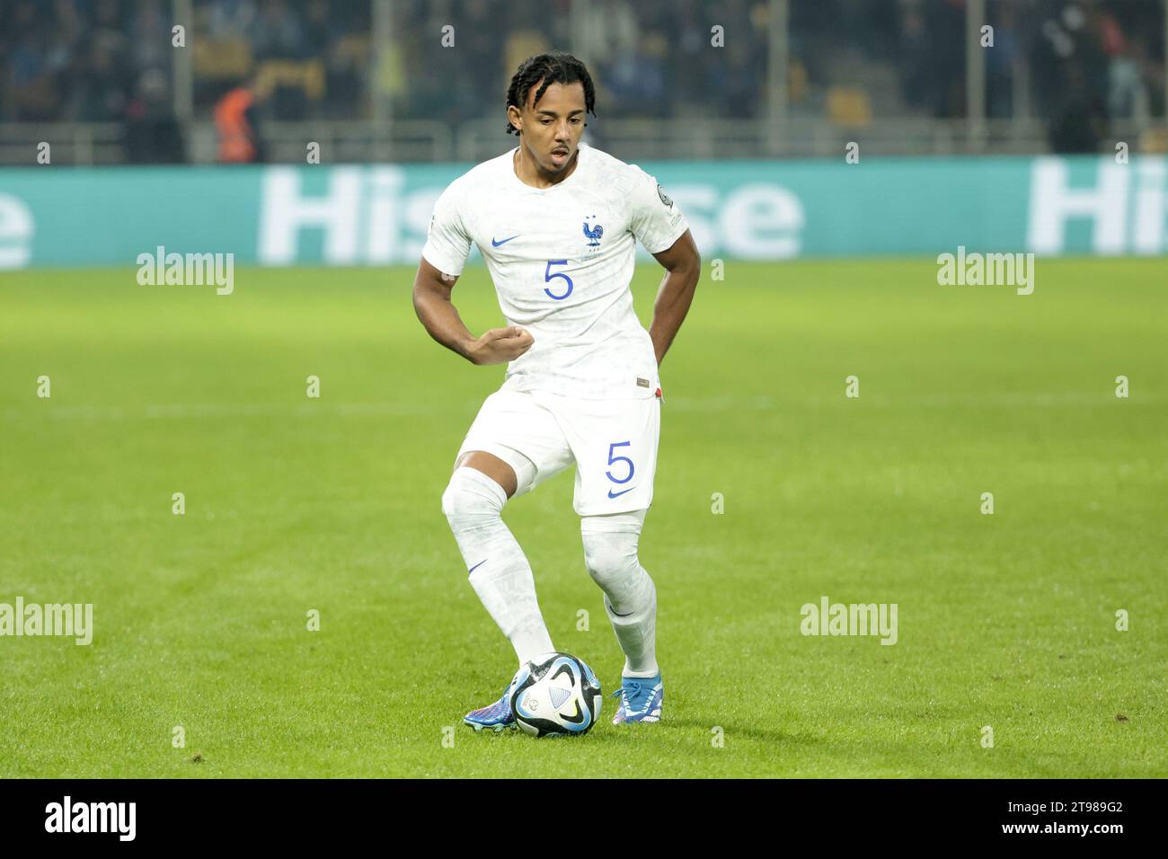 Jules Kounde de France lors de l'UEFA Euro 2024, qualifications, match ...