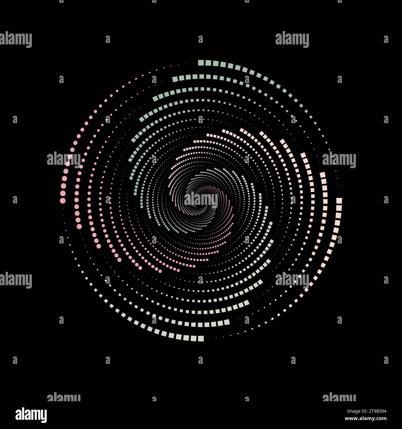 Logo de cercle de points techniques Banque de photographies et d’images ...