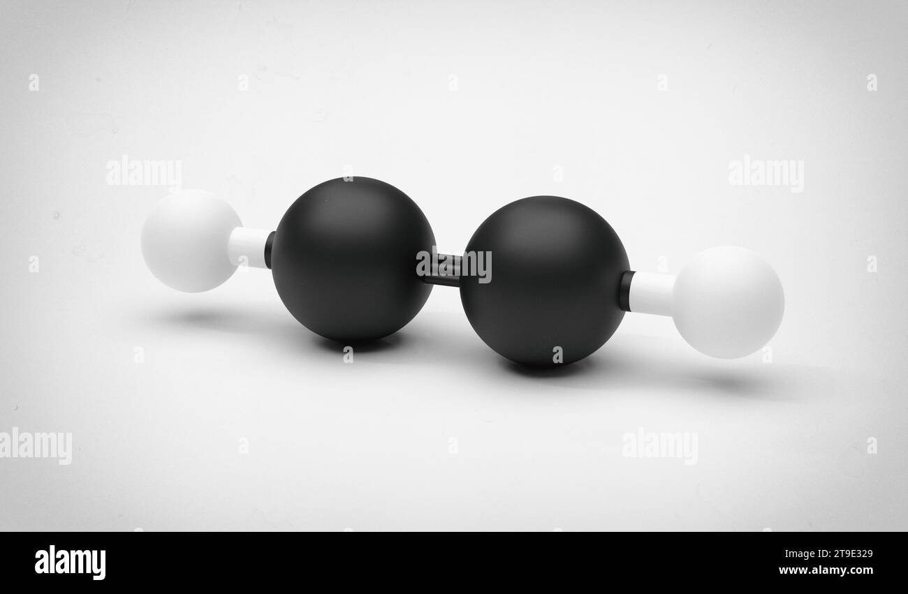 Acetylene molecule Banque de photographies et d’images à haute ...