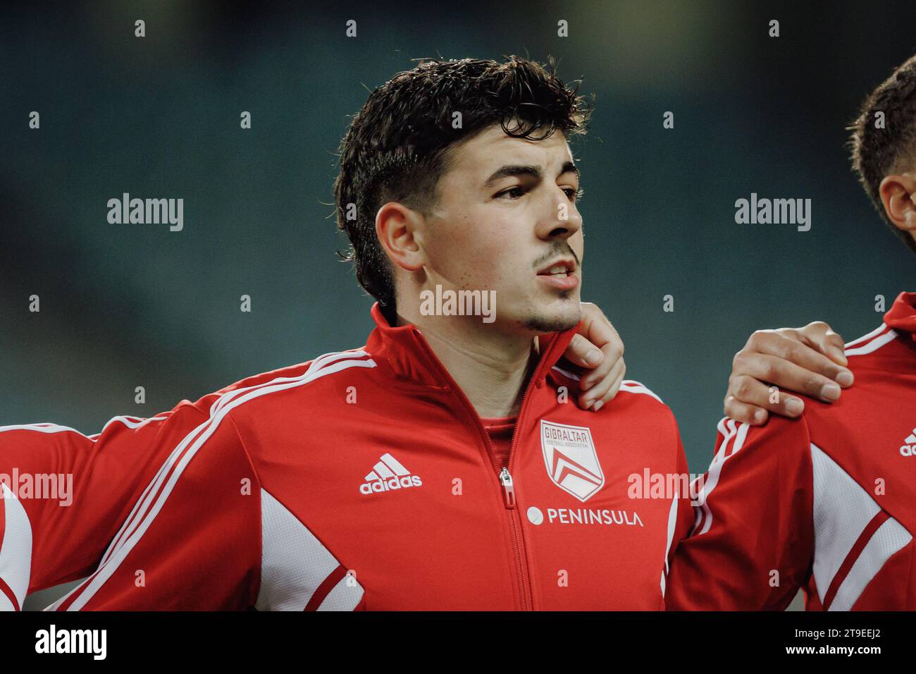 Evan Francis de Haro lors du match de qualification UEFA Euro 2024 ...