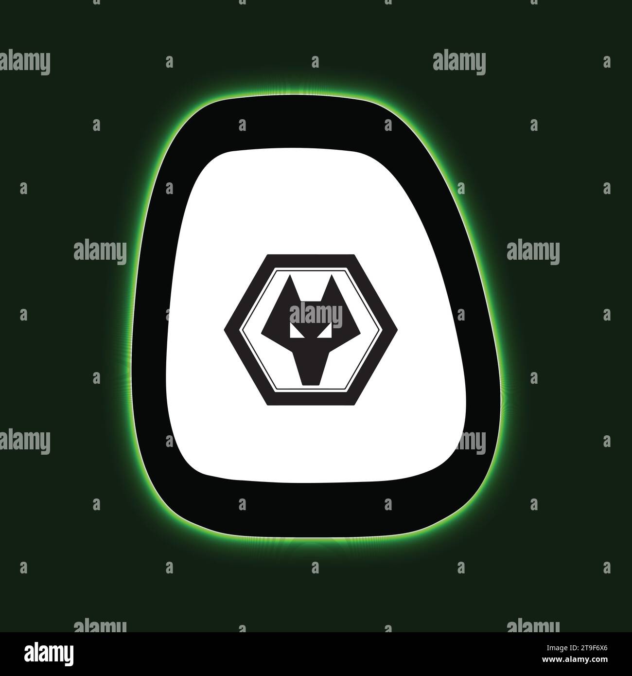Wolverhampton wanderers logo du club de football Banque d'images ...