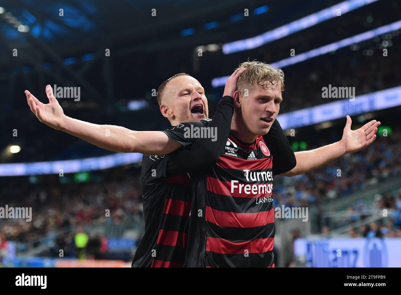 Sydney, Australie. 25 novembre 2023. Jack Clisby (à gauche), Zachary ...