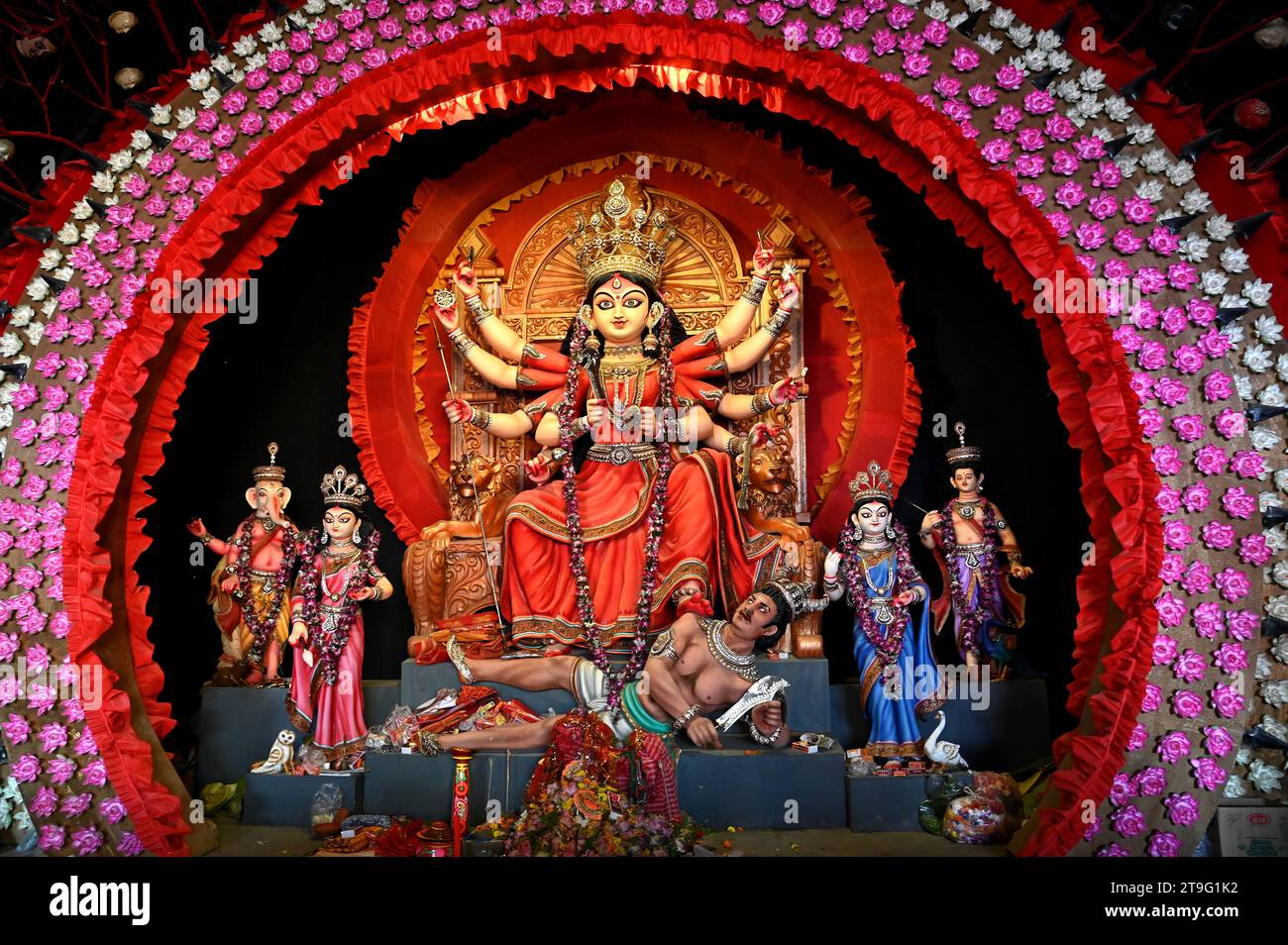 Le célèbre festival bengali de Durga Puja dans la ville de joie ...