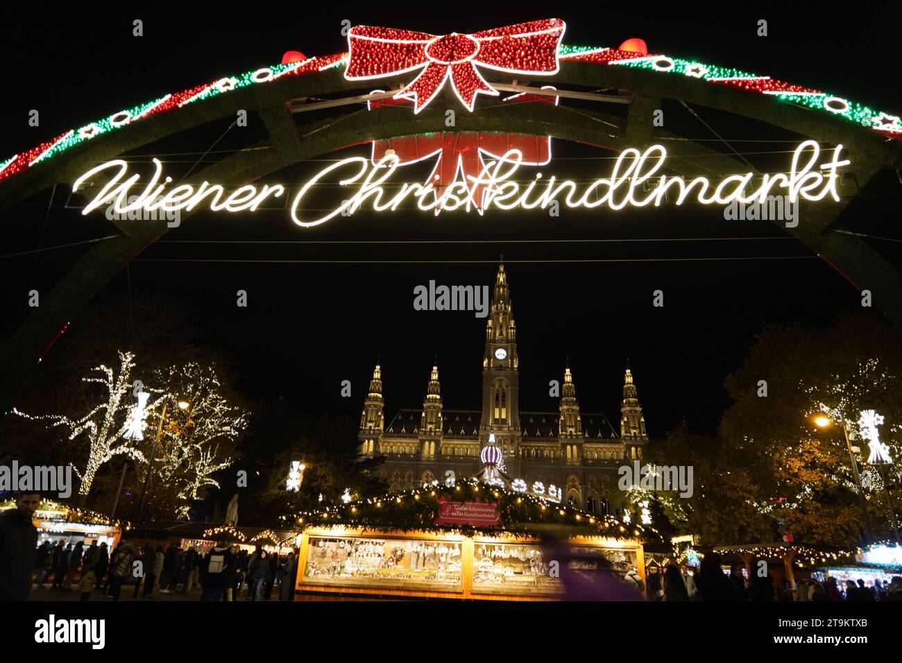 Weihnachtsmarkt wiener christkindlmarkt Banque de photographies et d ...