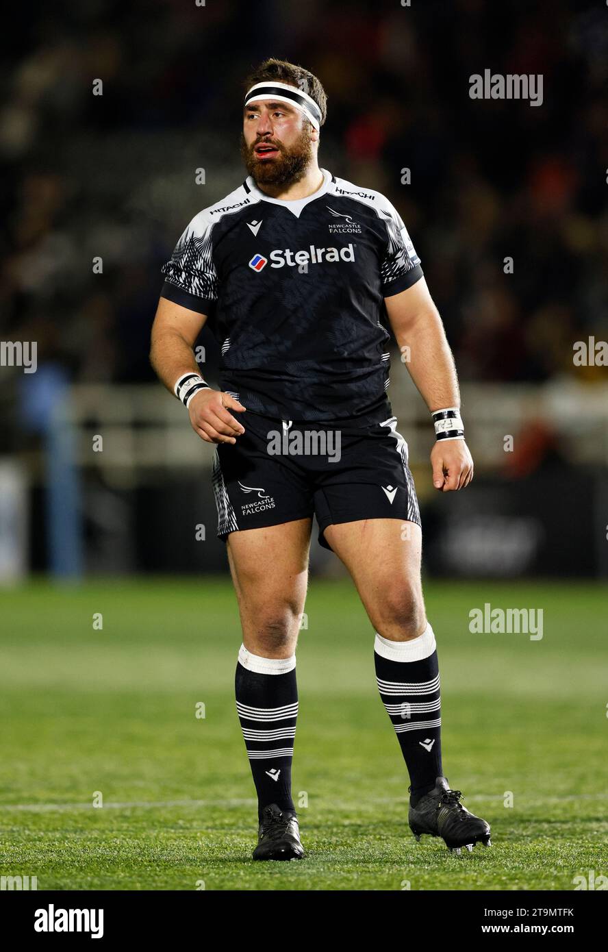 Eduardo Bello des Newcastle Falcons lors du Gallagher Premiership Match ...