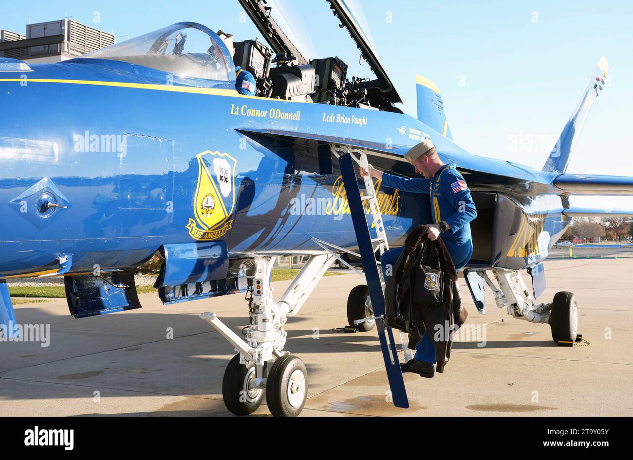 Chesterfield, États-Unis. 01 décembre 2023. Blue Angels Lcdr Brian ...