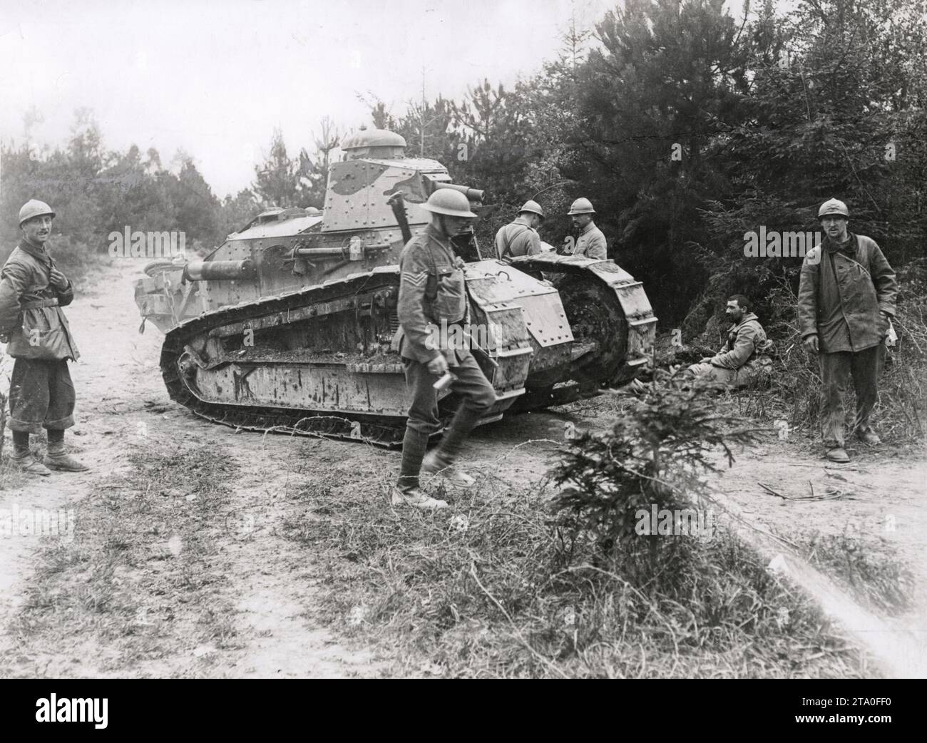France 1915 guerre mondiale i en champagne Banque de photographies et d ...