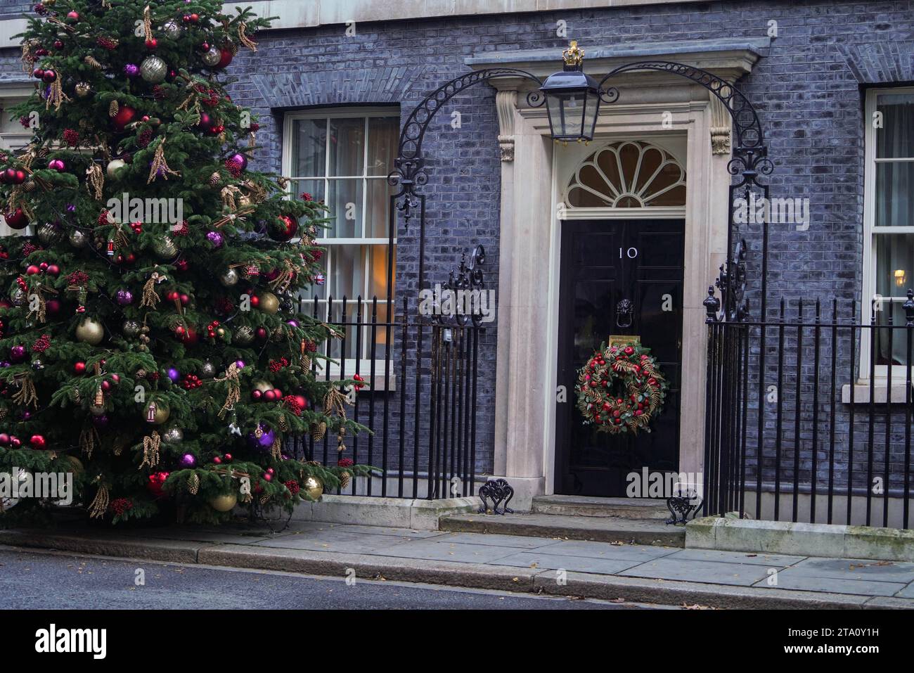 Porte décorée 10 downing street Banque de photographies et d’images à ...