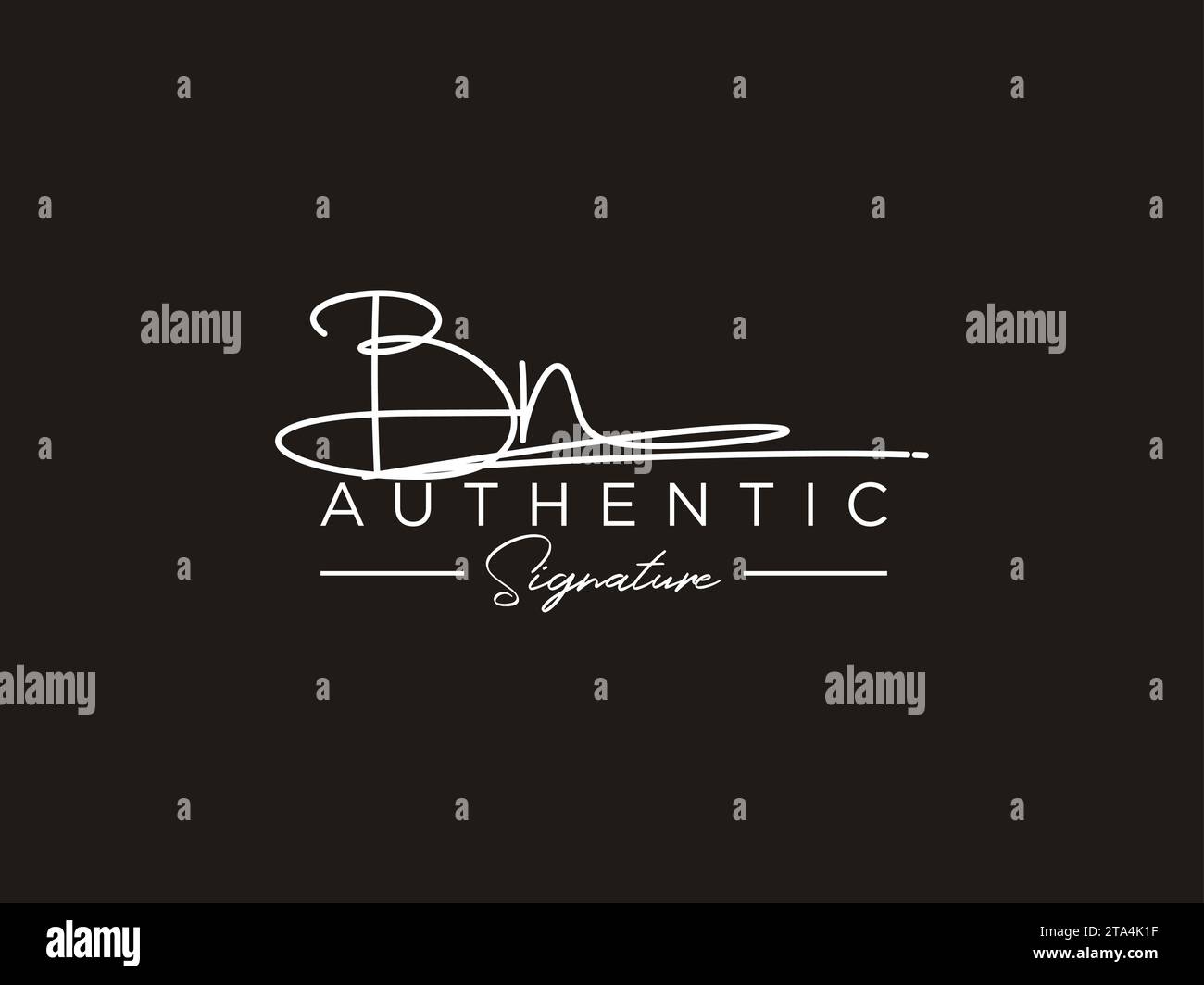 Bn signature Banque de photographies et d’images à haute résolution - Alamy