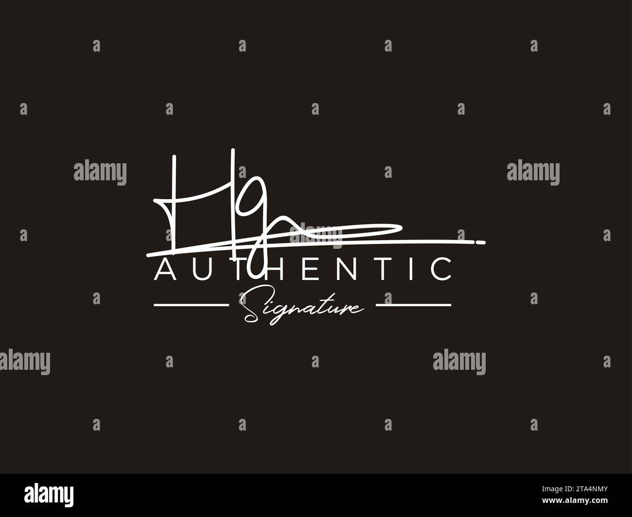 Hg signature Banque de photographies et d’images à haute résolution - Alamy