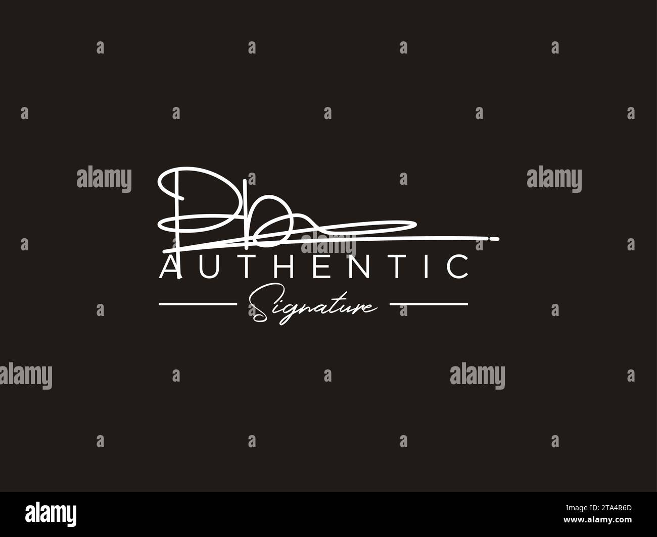 Pb signature Banque de photographies et d’images à haute résolution - Alamy