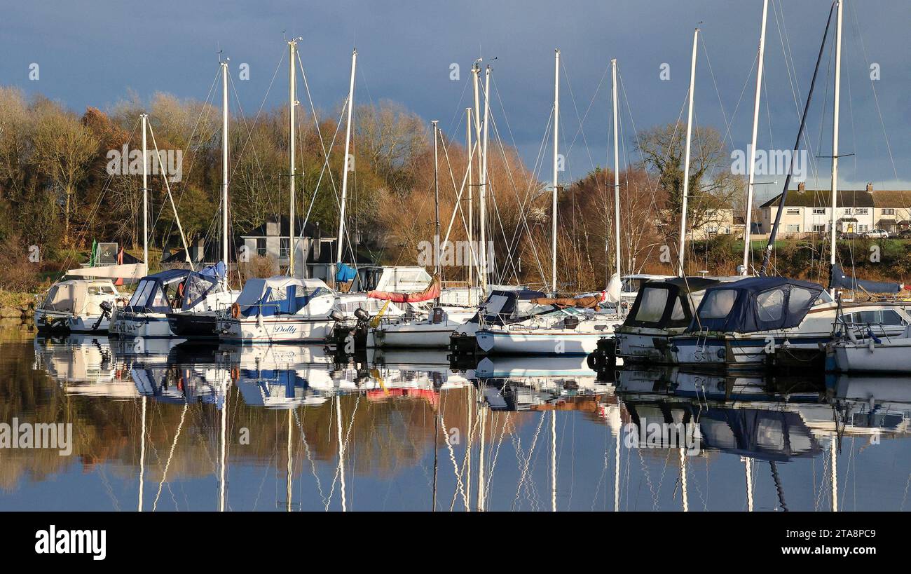 Kinnego marina hiver Banque de photographies et d’images à haute ...