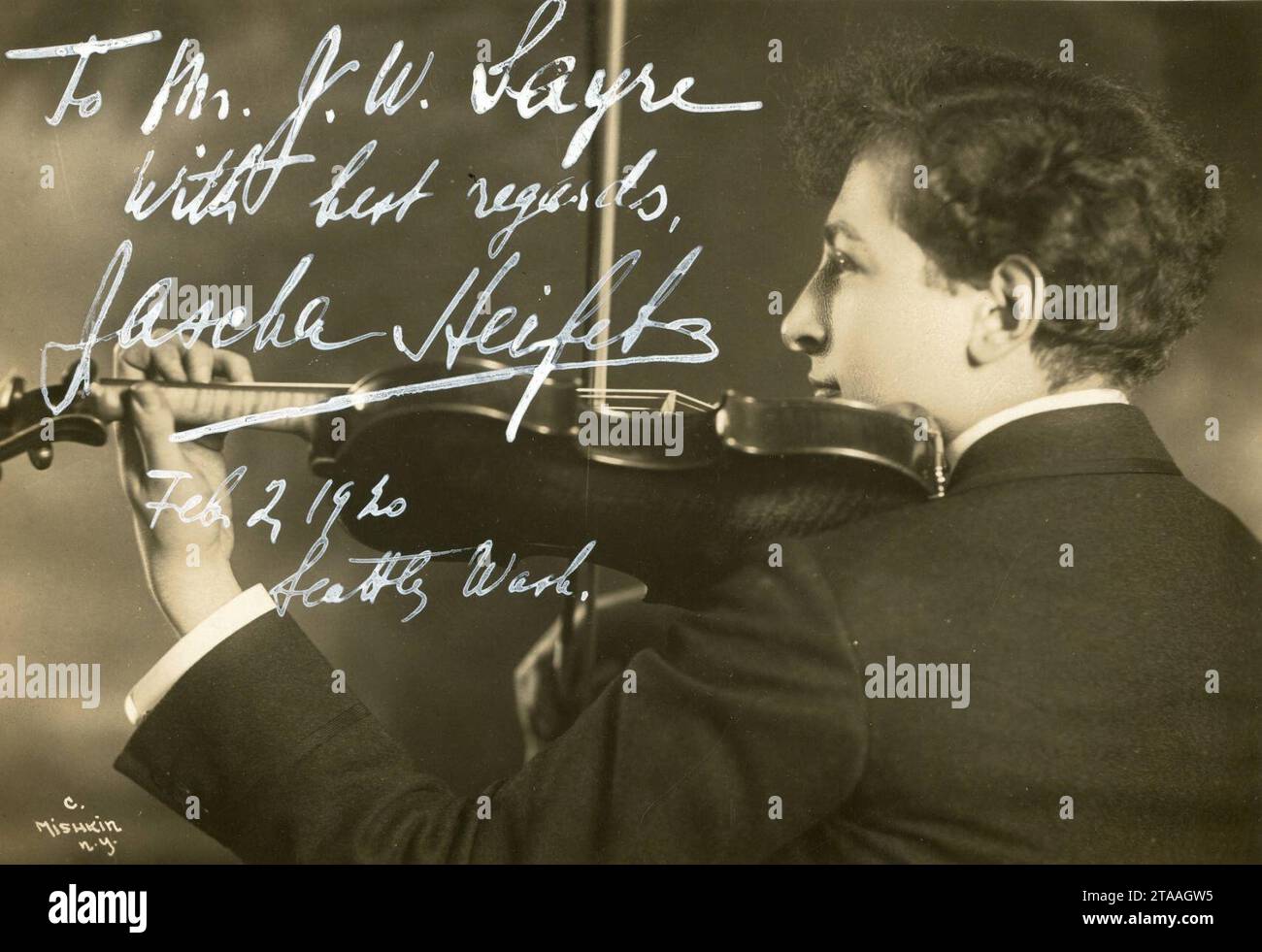 Jascha heifetz Banque de photographies et d’images à haute résolution ...