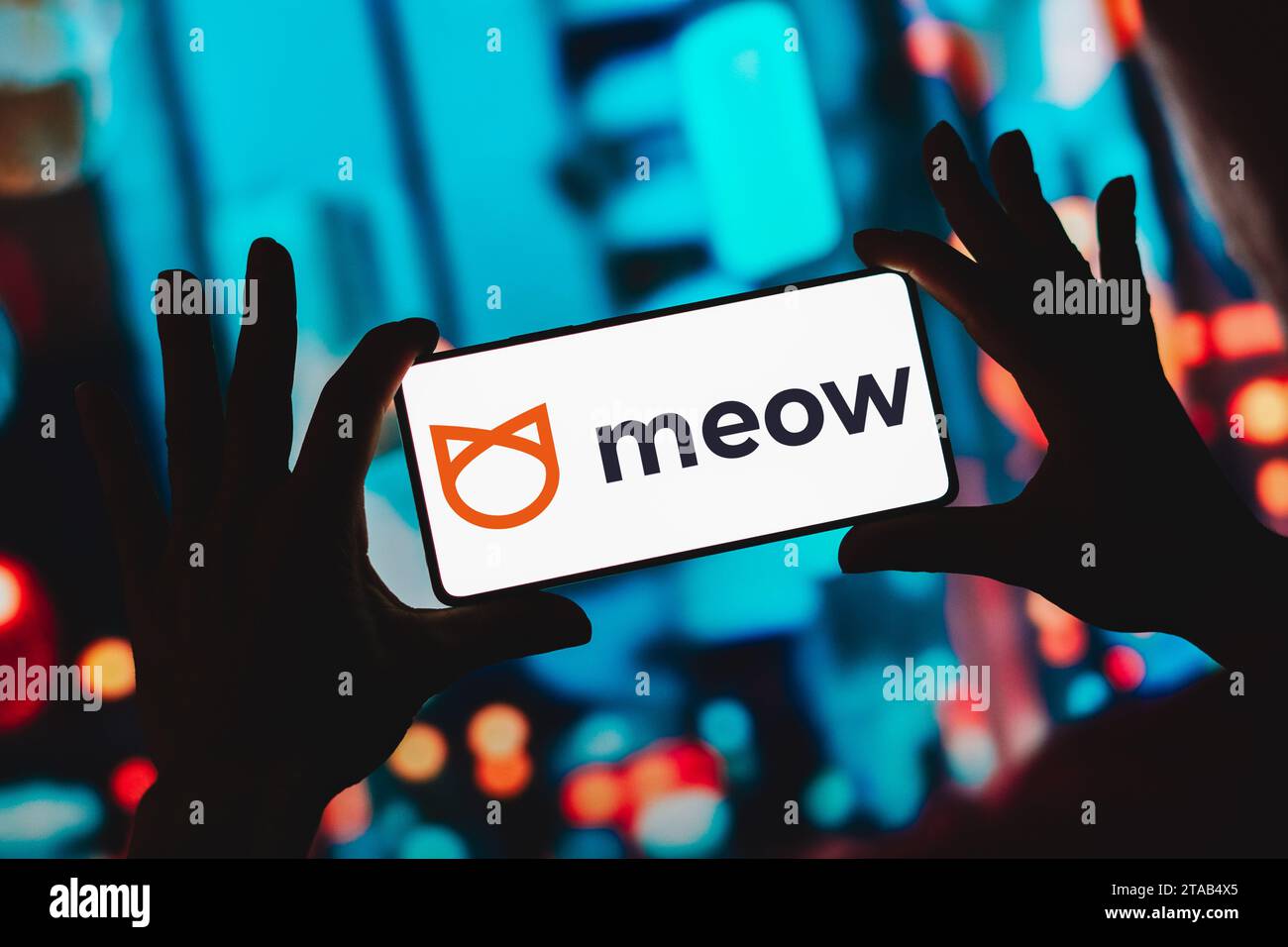 Logo miaou Banque de photographies et d’images à haute résolution - Alamy