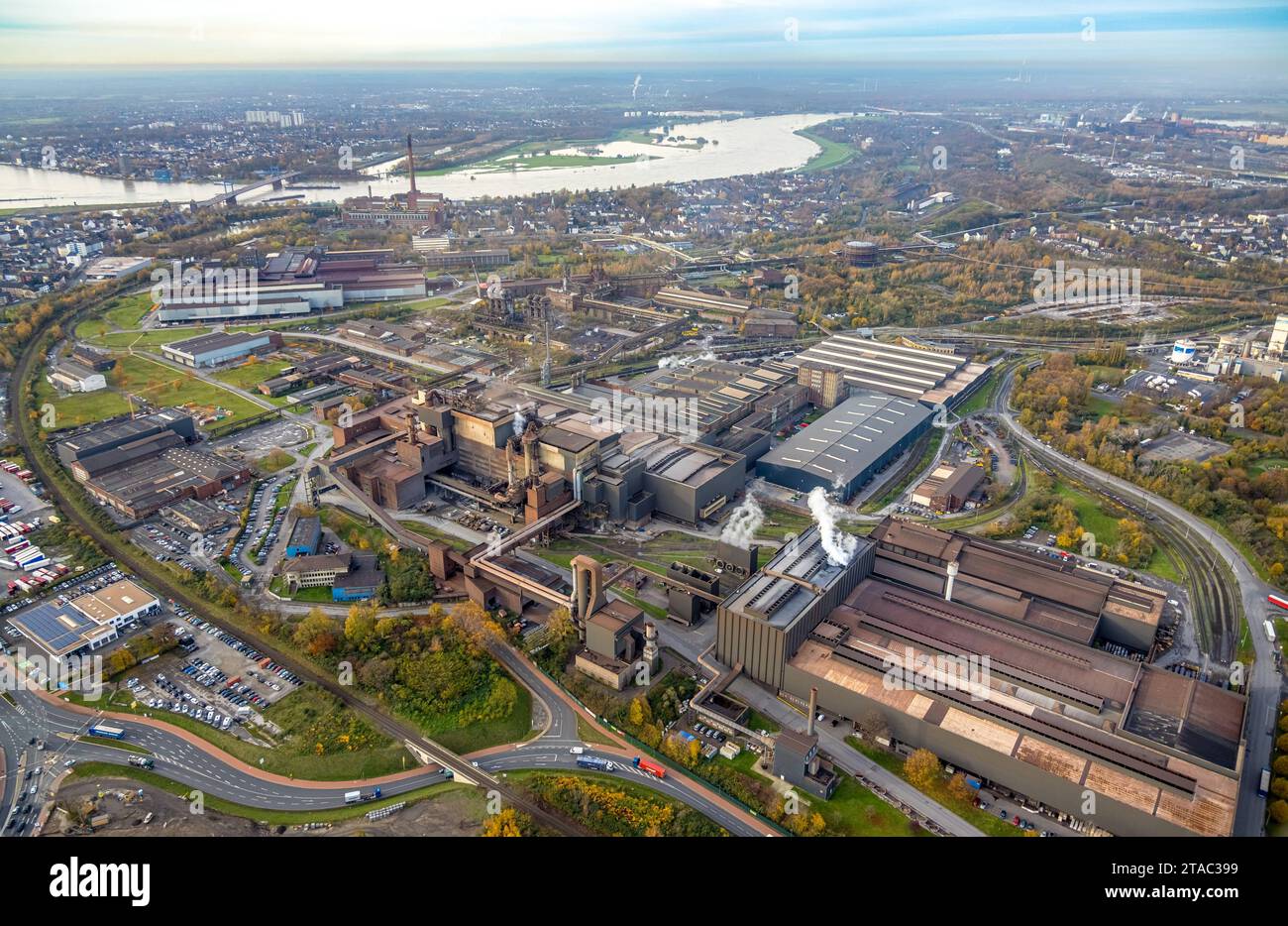 Arcelormittal hochfeld stahldrahtwerk Banque de photographies et d ...