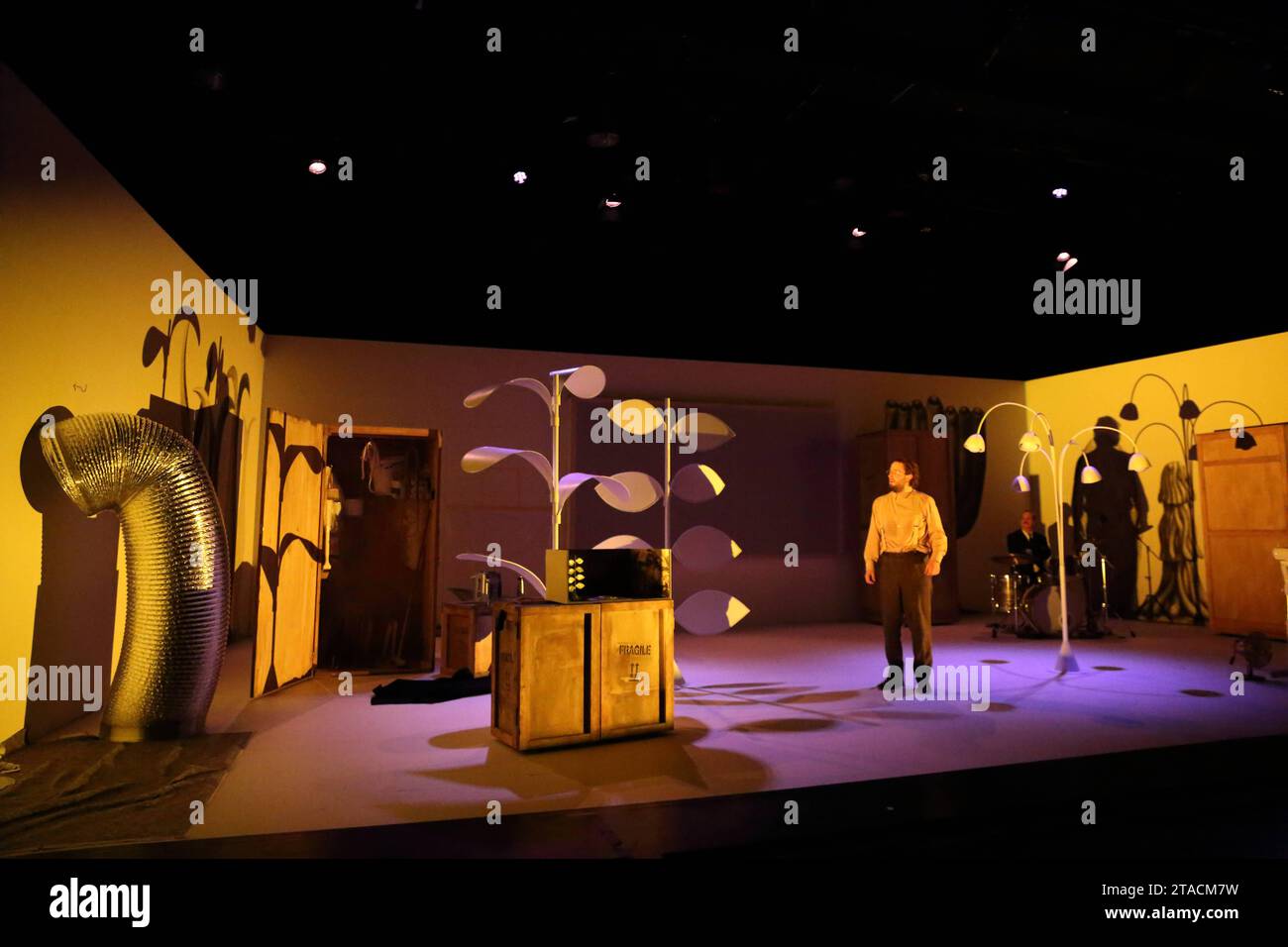 Axel Wandtke im Rohr, Bastian Reiber und Thomas Witte, v.l., während ...